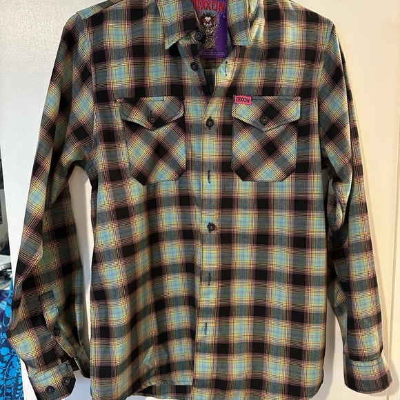 DIXXON | Shirts | Dixxon The Staab Multicolor Plaid Flannel Shirt ...